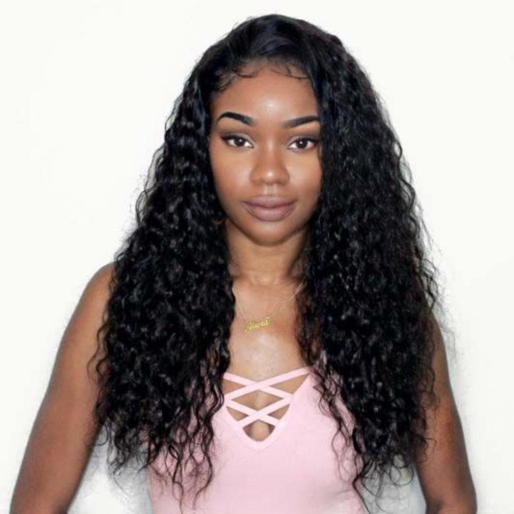 Full Lace Wig 150% Density Brazilian Natural Wave 10A+ Human Hair